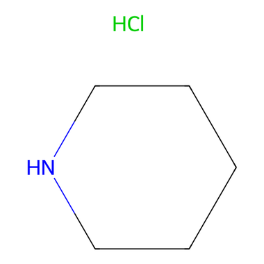 Piperidine hydrochloride, min 98%, 10 grams