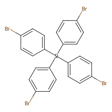 Tetrakis(4-bromophenyl) silane, min 97%, 100 mg