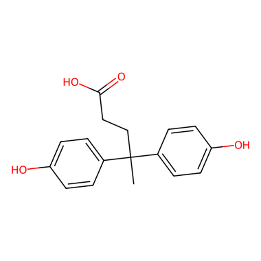 4, 4-Bis(4-hydroxyphenyl)valeric acid, min 98%, 100 grams