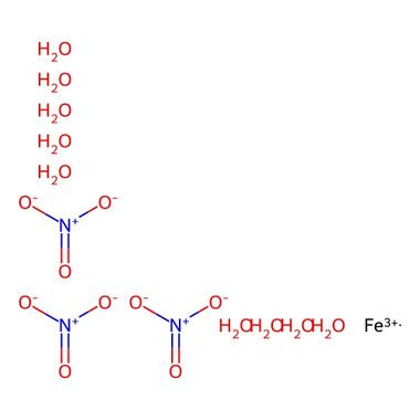Iron nitrate nonahydrate, min 99.9% metals basis, 100 grams