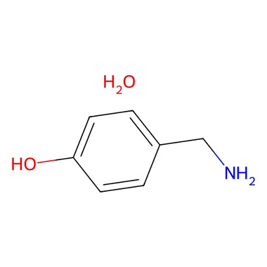 4-Hydroxybenzylamine Hydrate, min 95%, 25 grams