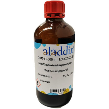 Titanium(IV) (triethanolaminato)isopropoxide solution, 100 ml