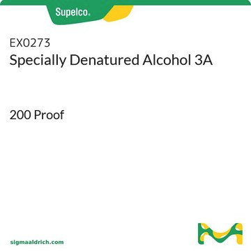 Ethyl Alcohol, 200 Proof Specially Denatured Alcohol 3A, 20 Liter