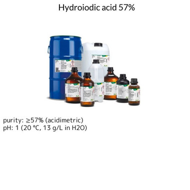 Hydriodic Acid, 57% for Analysis, EMSURE®, 1 Liter
