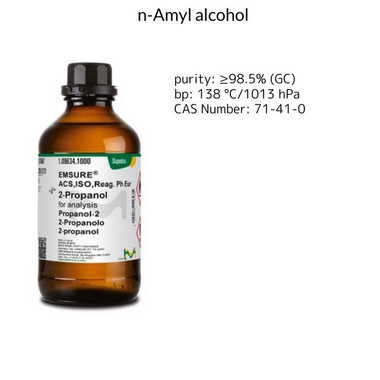 N-Amyl Alcohol for Analysis, EMSURE®, 1 Liter