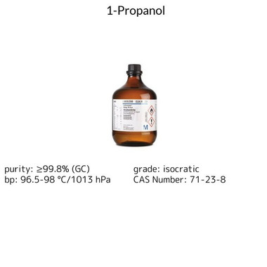 1-Propanol, HPLC Grade, LiChrosolv® for liquid chromatography, 1 Liter