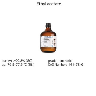 Ethyl Acetate, HPLC Grade, LiChrosolv® for liquid chromatography, 10 Liter