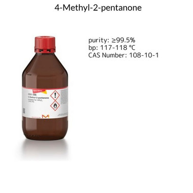 4-Methyl-2-Pentanone, HPLC Grade, 99.5%+, 2 Liter