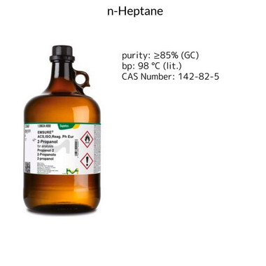 n-Heptane, 85%, EMPLURA®, 2.5 Liter
