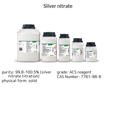 Silver Nitrate for Analysis, EMSURE®, 25 grams