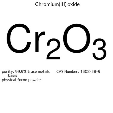 Chromium(III) Oxide Powder 99.9% Trace Metal Basis, 25 grams