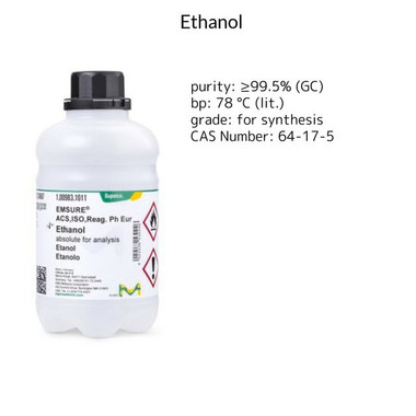 Ethanol Absolute, EMPLURA®, Analytical Grade, Preparative, Synthesis, 99.5%+ (GC), 25 Liter