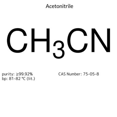 Acetonitrile for UHPLC, Mass Spectrometry, LC-MS Grade, 99.92%+, 4 ...