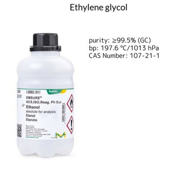 Ethylene Glycol for Analysis, EMSURE®, USP, Reagent Ph Eur, 4 Liter