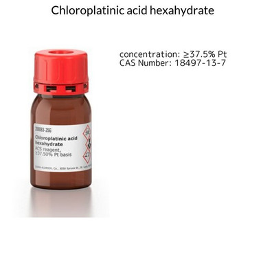Chloroplatinic Acid Hexahydrate, ACS Grade Reagent, min 37.50% Pt Basis ...