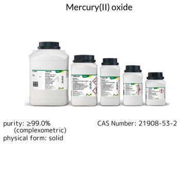Mercury(II) Oxide Red for Analysis, EMSURE®, 50 grams