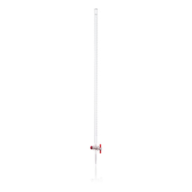 KIMBLE® Burette, Straight Glass, PTFE Stopper, 50 mL, Laboratory ...