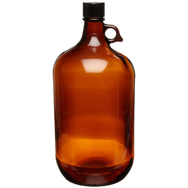 WHEATON® Laboratory Bottle, 32 oz, Type III Clear Glass, Safety Coated ...