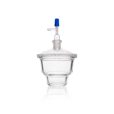 DURAN® Desiccator with Stopcock, DN 150, Borosilicate Glass, Laboratory ...