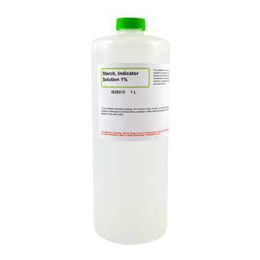 Starch Indicator Solution, 1%, 1 Liter