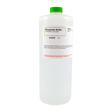 Phosphate Buffer, Lab Grade, 0.1M, 1 Liter
