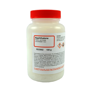Naphthalene Flake, Lab Grade, 100 Grams
