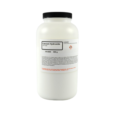 Calcium Hydroxide, Lab Grade, 500 grams