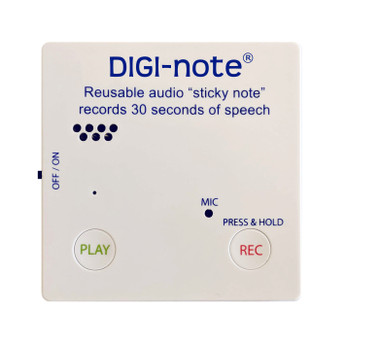 Digi-Note Voice Recording Memo Note Pad, ABS