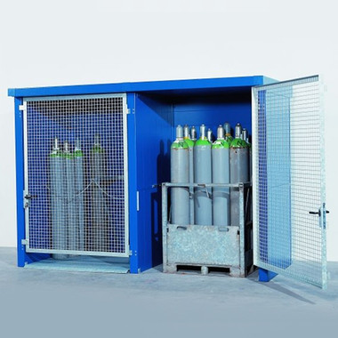 Gas Cylinder Storage Locker, 2 hr Fire Rated, 24 Cylinders
