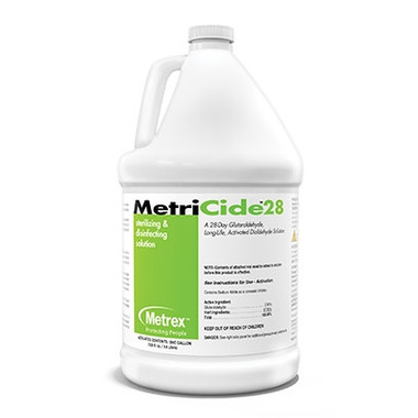 MetriCide-28 Disinfecting Solution, 1 gallon, case/4