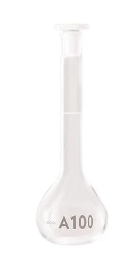 Borosil Volumetric Flask with Glass/Plastic Stopper ASTM E288 Class A ...