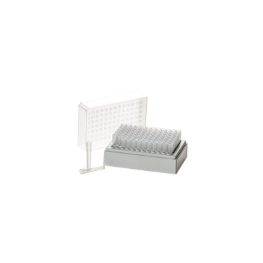 Tube Rack, 96 Plain Individual Tubes, Sterile, 10 per case