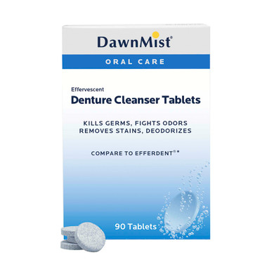 Denture Tablets, 90 per box, 24 boxes per case