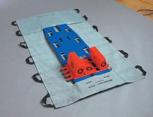 Mega Mover Plus, Gray per Black, 40" x 80", 10 per case