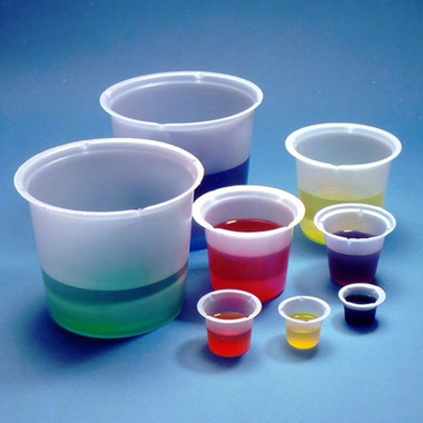 10mL Disposable Polystyrene Beaker, 1.4375" Top OD x 0.875" Bottom OD x ...