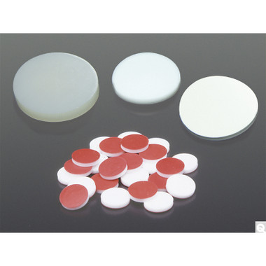 24mm 0.125" Natural PTFE/Silicone Septa, case/12000