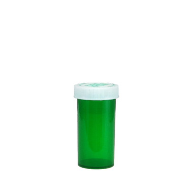 Green Pharmacy Vials, Child-Resistant, Green, 13 dram (48mL), case/320