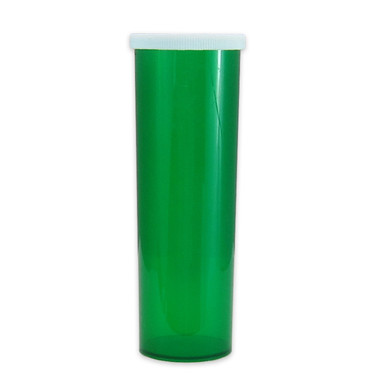 Green Pharmacy Vials, Easy Snap-Caps, Green, 60 dram (222mL), case/140