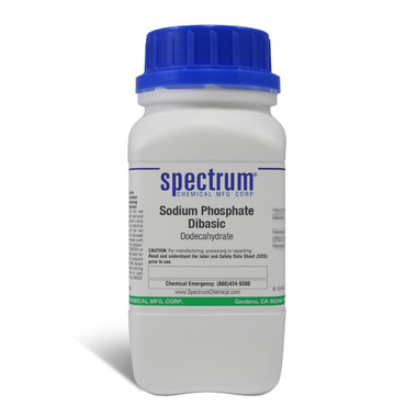 Sodium Phosphate Dibasic, Dodecahydrate, 500g, Each