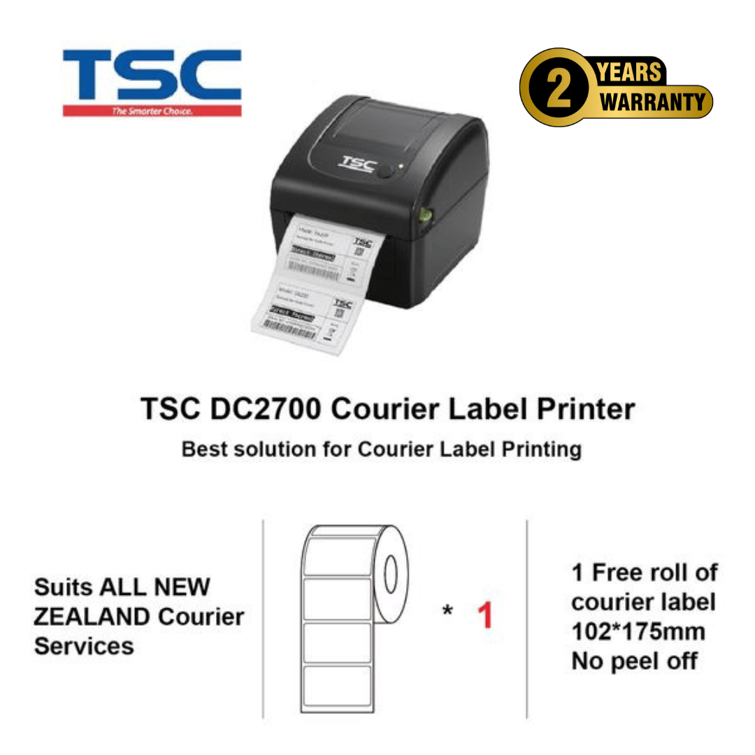 Courier Label Printer TSC DC2700 Combo - Great value combo- PacLabel