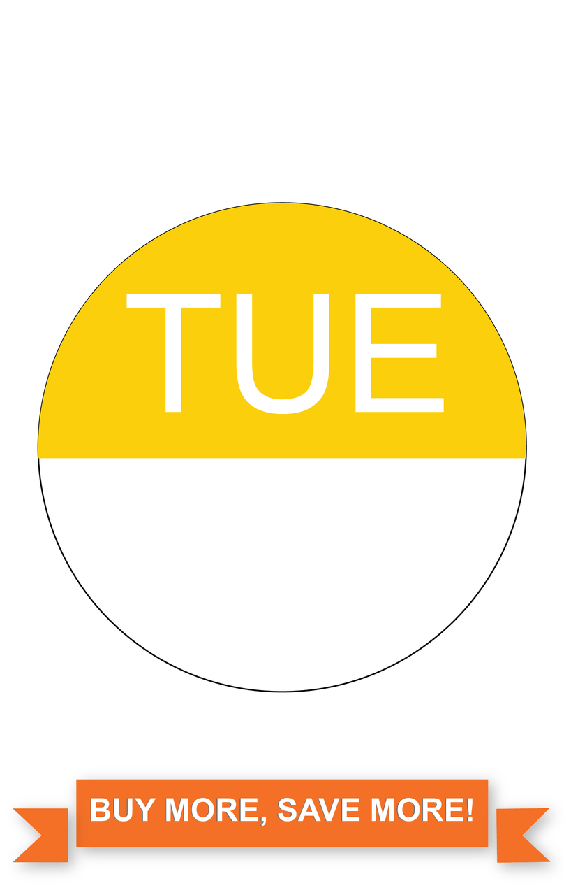 Food Rotation Labels-Day Dot labels-24mm*24mm