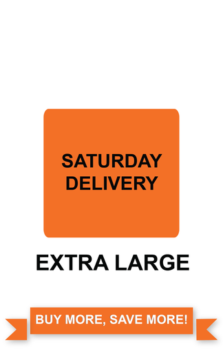 Handling labels-Saturday Delivery labels-100mm*100mm, 500 labels/roll