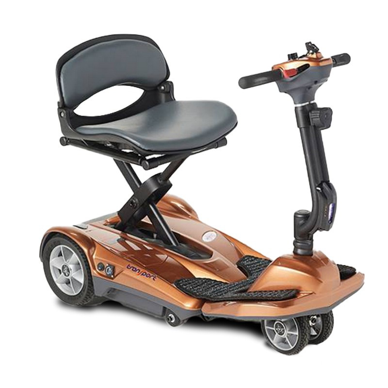 EV Rider TranSport AF Plus S19AF+ Auto Fold Mobility Scooter - Penny Copper