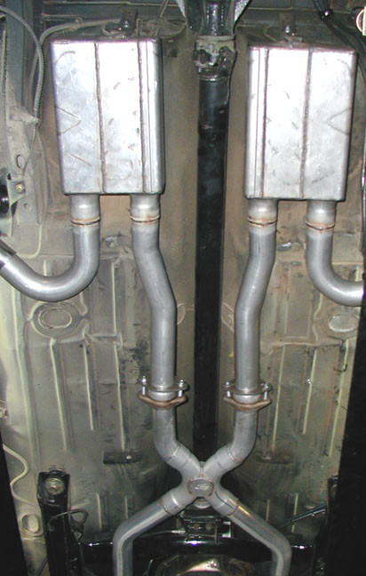 Side Exit Exhaust System for Mustangs and Camaro Universal 3.5 inch