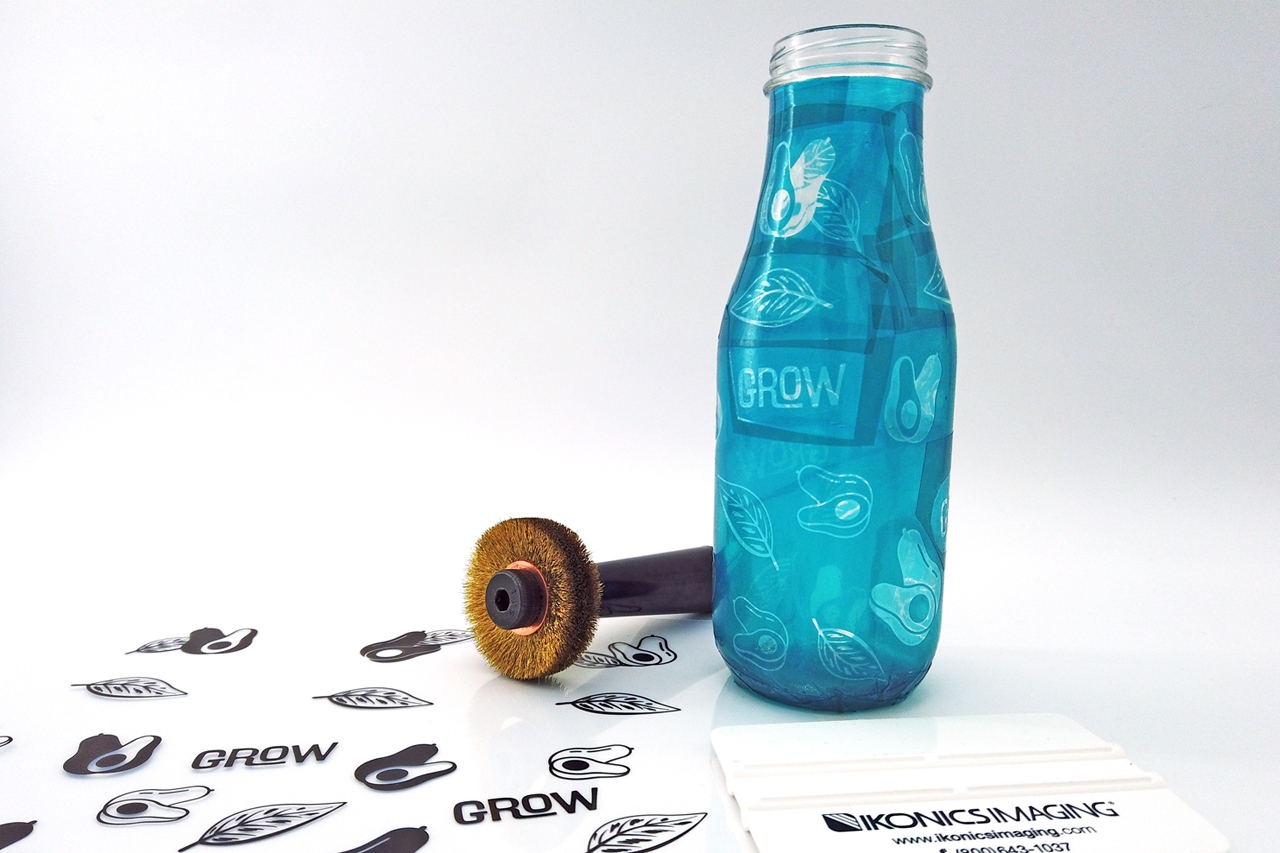 Upcycling Glass Containers - IKONICS Imaging