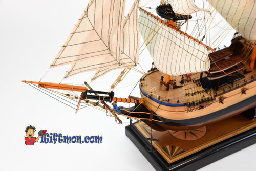 AMERIGO VESPUCCI LARGE 48" FULLY BUILT TALL SHIP MUSUEM SHIP MODEL W ...