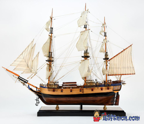 AMERIGO VESPUCCI LARGE 48" FULLY BUILT TALL SHIP MUSUEM SHIP MODEL W ...