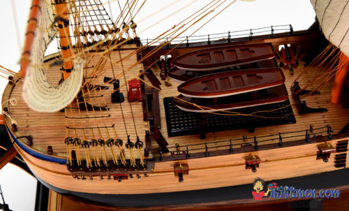 AMERIGO VESPUCCI LARGE 48" FULLY BUILT TALL SHIP MUSUEM SHIP MODEL W ...