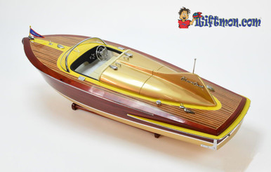 APHRODITE FULLY BUILT MUSUEM QUALITY MODEL YACHT W/ STAND