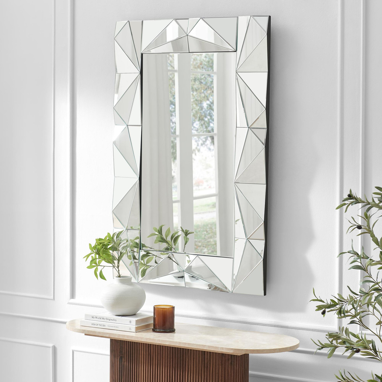Atlas Long Rectangle Mirror | Home Accessories